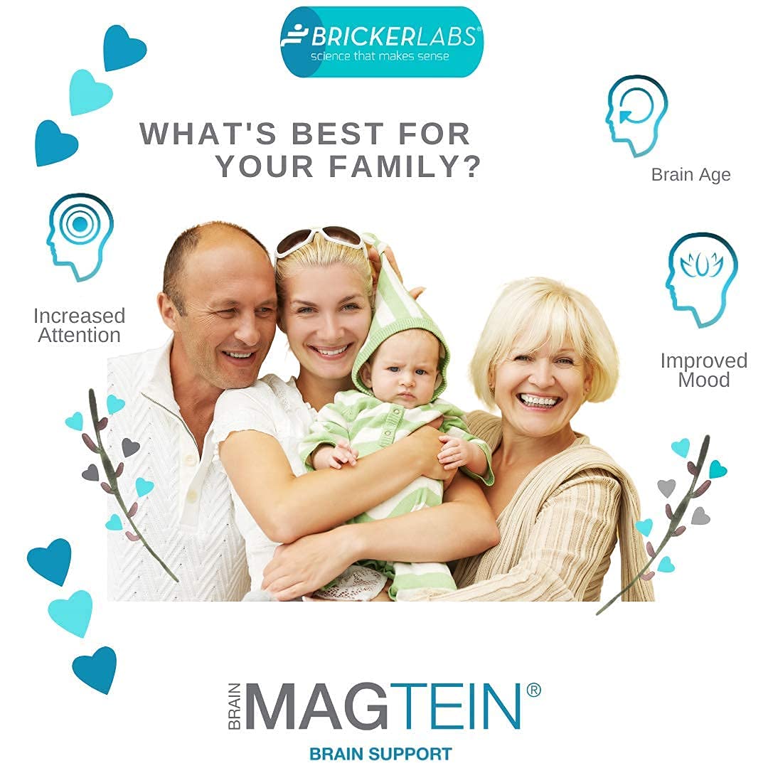 Buy Bricker Labs MAGTEIN Magnesium L Threonate, Magnesium Supplement ...