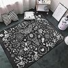 Amazon.com: Witch Rug Skeleton Carpet Bat Butterfly Withcy Journal ...
