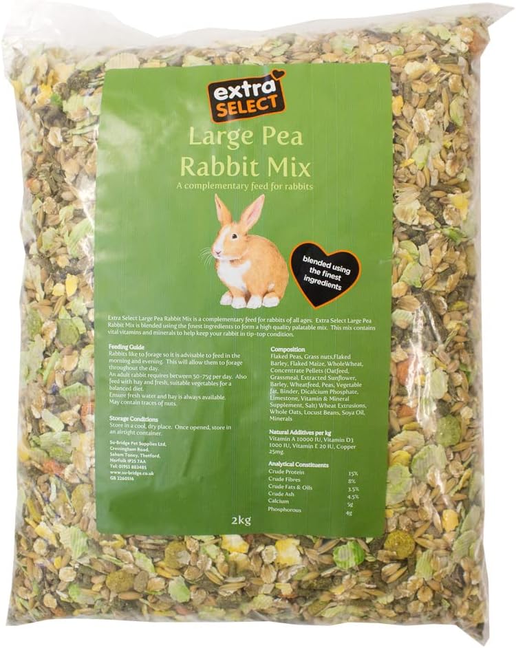 Extra Select Premium Extruded Nuggets Rabbit Feed Tub, 5 Litre : Amazon ...