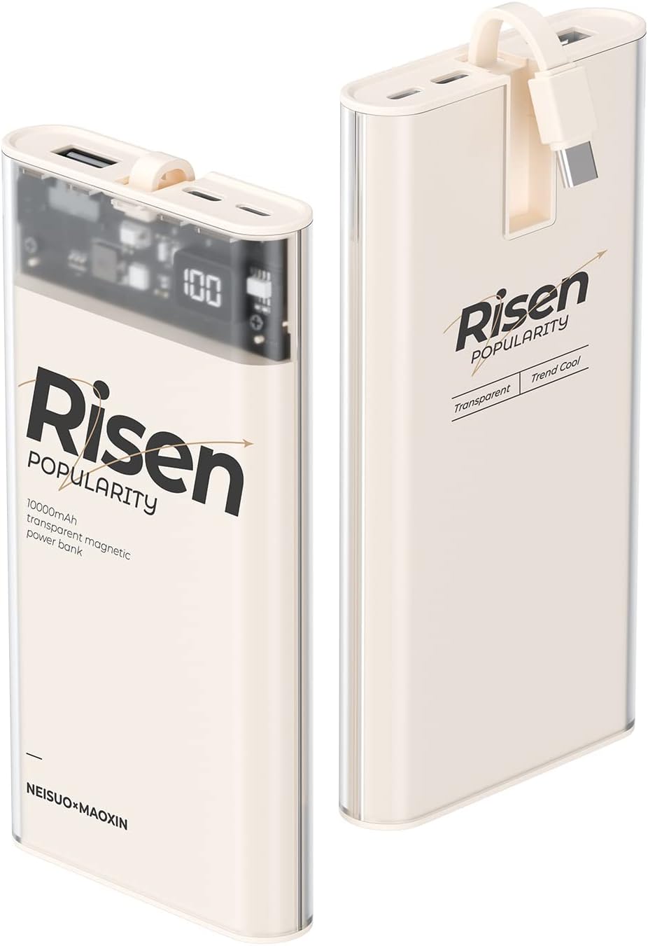 Amazon.com: Portable Charger 5000mAh Cute Ultra Slim USB C Power Bank ...