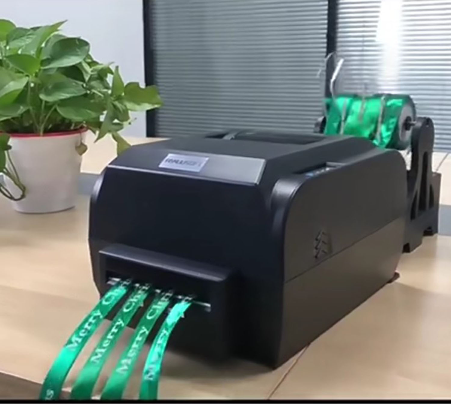 Watch 4 Row Satin Ribbon Printing Machine on Amazon Live