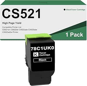 Amazon.com: 78C1UK0 Black Ultra High Yield Remanufactured Toner ...