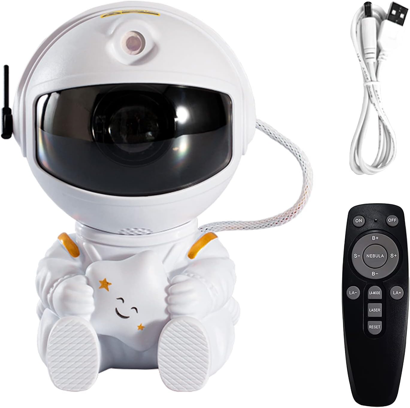 nulint Astronaut Galaxy Projector, Star & Nebula LED Light for Kids ...