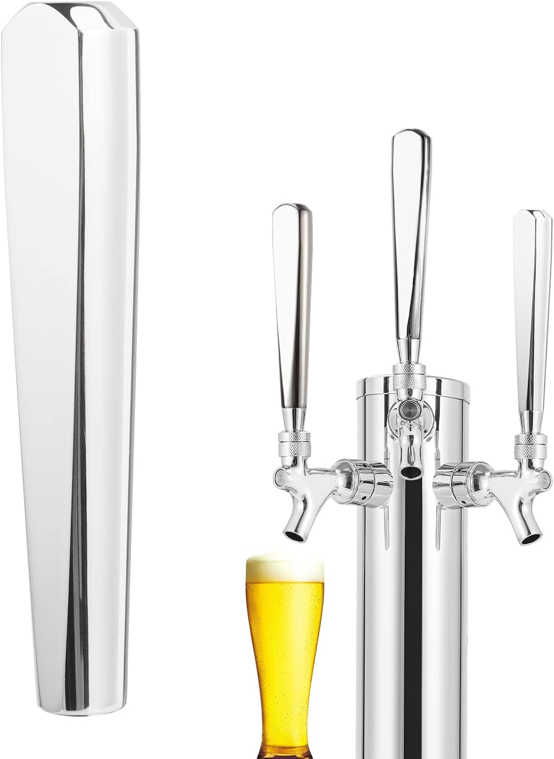 Amazon.com: Dbgogo Beer Keg Tap Handle, 1 PCS Commercial 304 Stainless ...