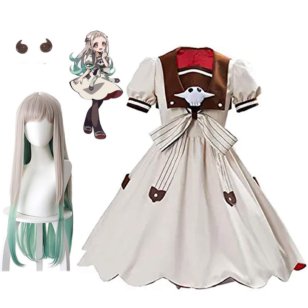 Buy YMHQ Yashiro Nene Costume Dress+Yashiro Nene Wig+2 Clips, Anime ...