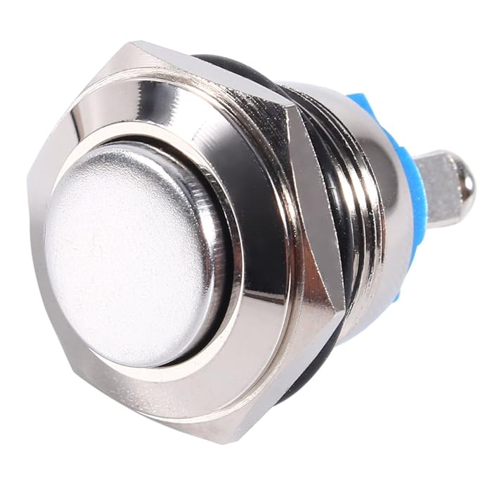 Buy Momentary Metal Push Button Switch, Waterproof Dustproof Start ...
