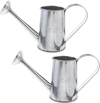 Amazon.com : Juvale 12-Pack Mini Galvanized Watering Can, Decorative ...