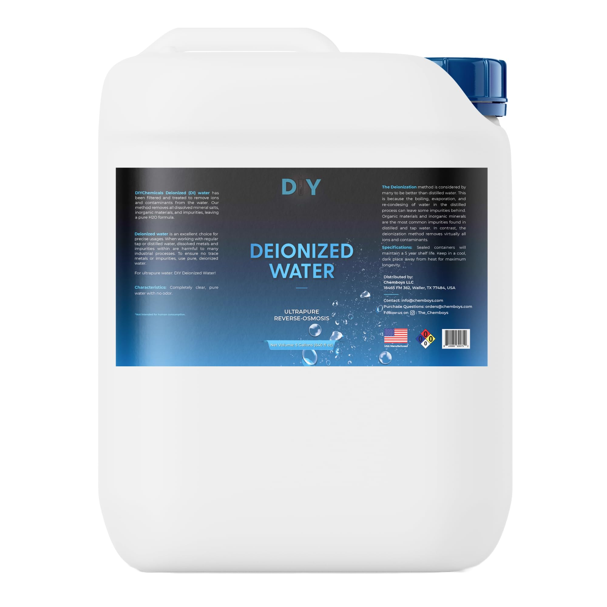 Snapklik.com : DIYChemicals Deionized Water