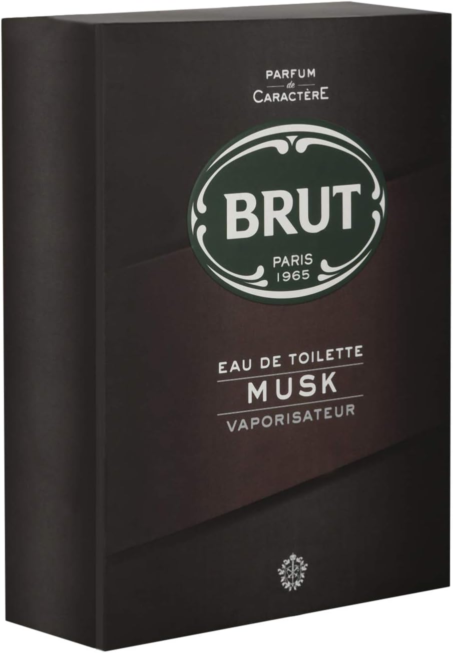 Amazon.com : Faberge Brut Musk 3.4 Oz/ 100 Ml Eau De Toilette Spray for ...