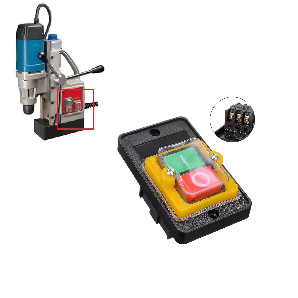 Buy Samnantools Magnetic drilling machine switch-900 W Magnetic Drill ...