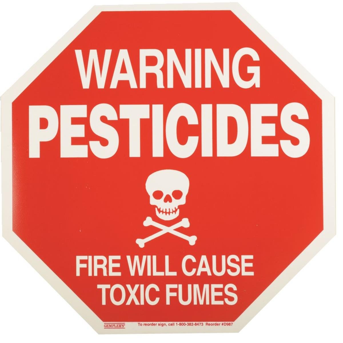 Pesticides Warning Signs