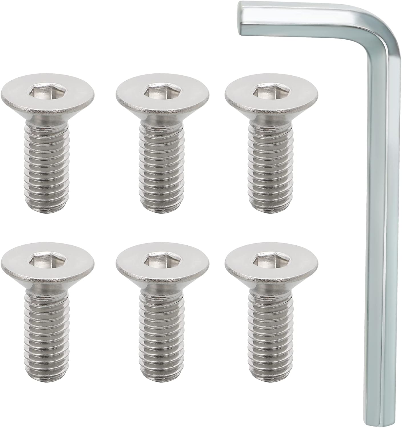 Alpha Rider 6PCS Car Front Brake Disc Rotor Screws Bolts with Wrench ...