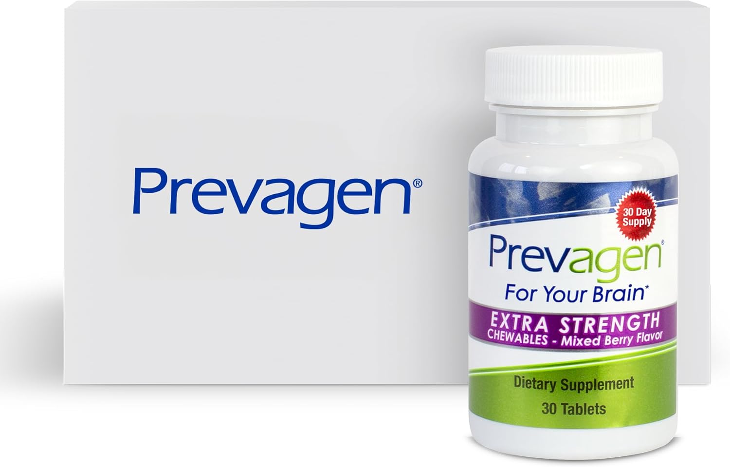 Amazon.com: Prevagen Extra Strength Mixed Berry Chewables - 30 Tablets ...