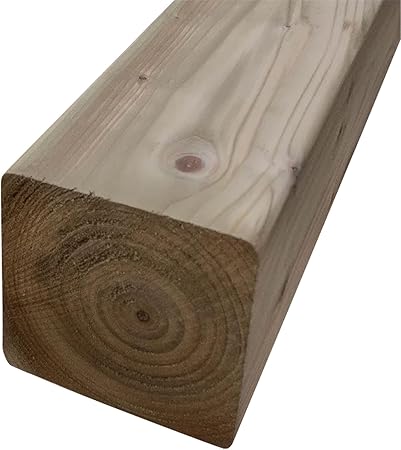 4"x4" (90mm x 90mm) Smooth-Planed Timer Posts Pressure Treated ...