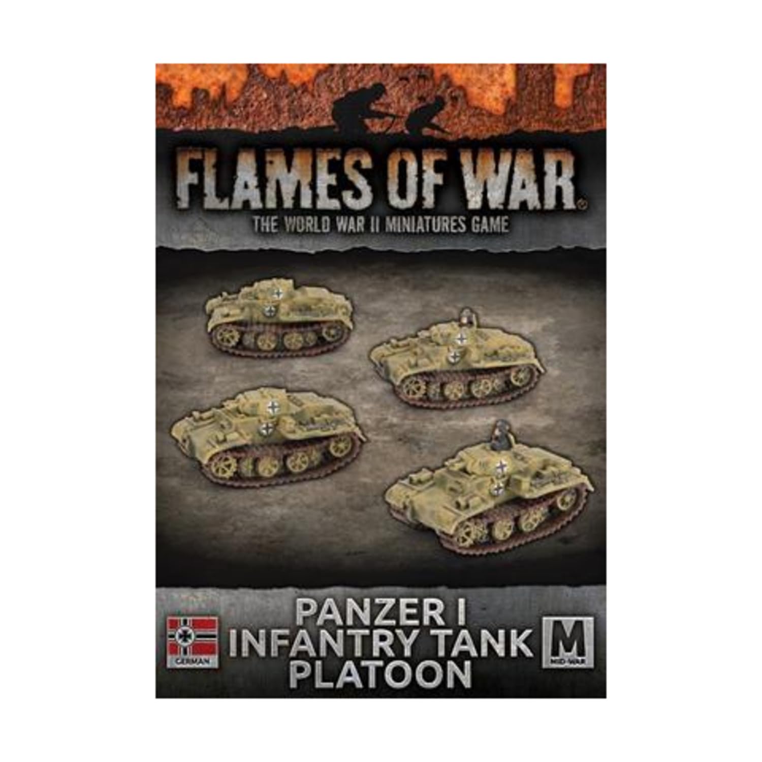 Amazon.com: Battlefront Miniatures Flames of War WW2: German - Panzer I ...