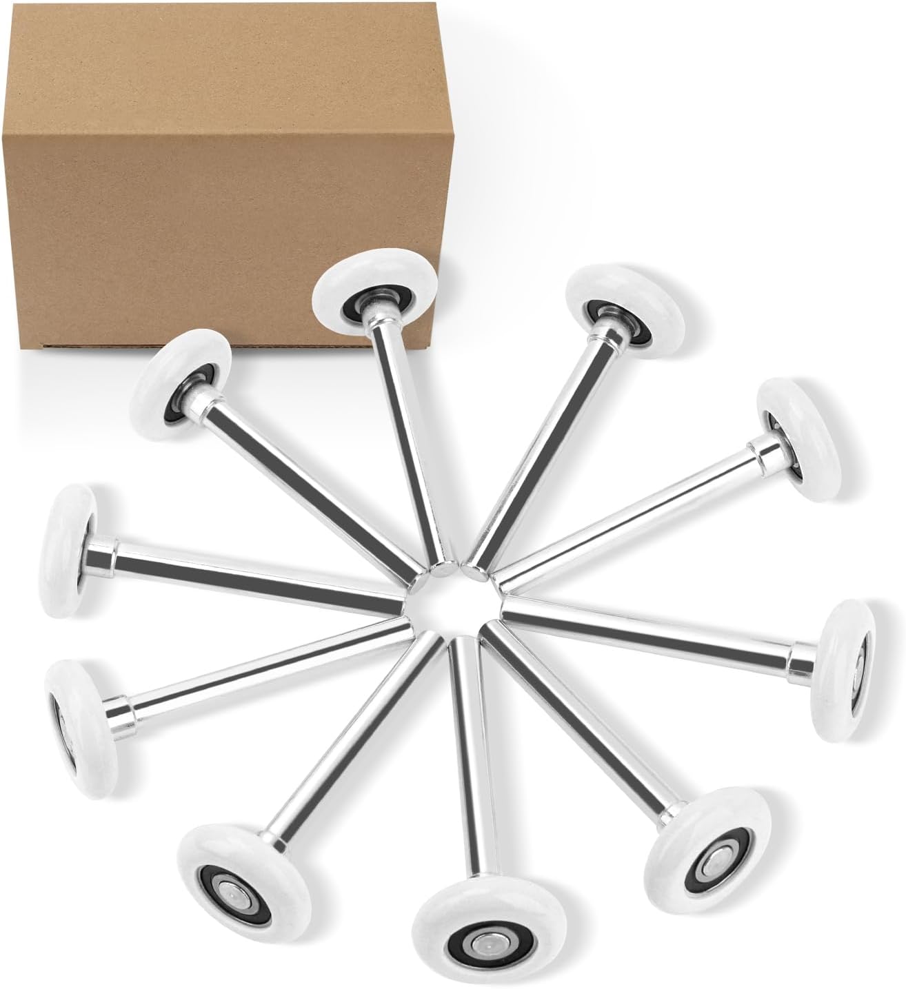 Amazon.com: 6200ZZ Bearing Nylon Garage Door Roller 2" Sealed Quiet ...