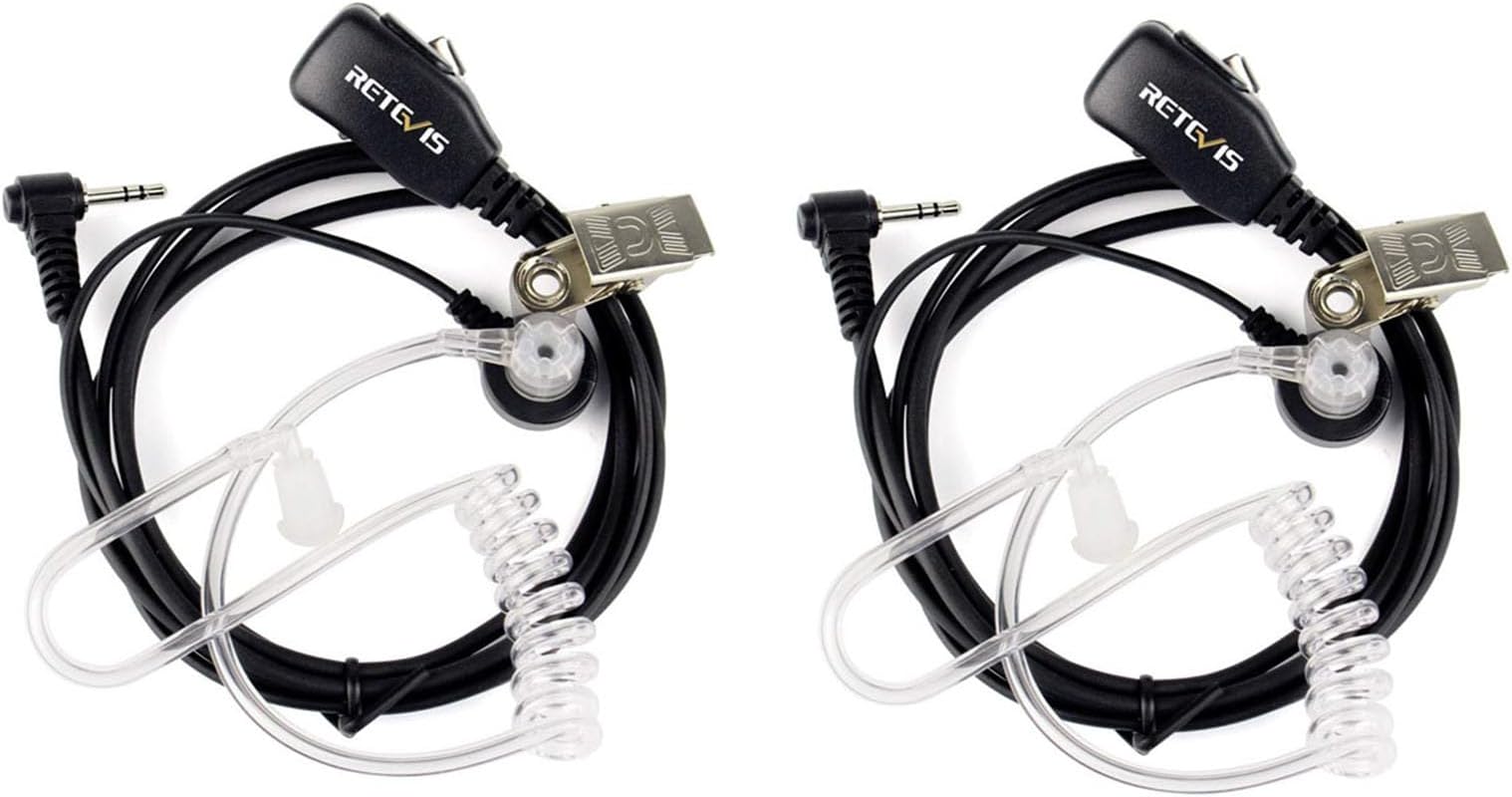 Retevis EAM101 Funkgerät Headset 1 Pin 2.5mm Kopfhörer Kompatibel mit ...