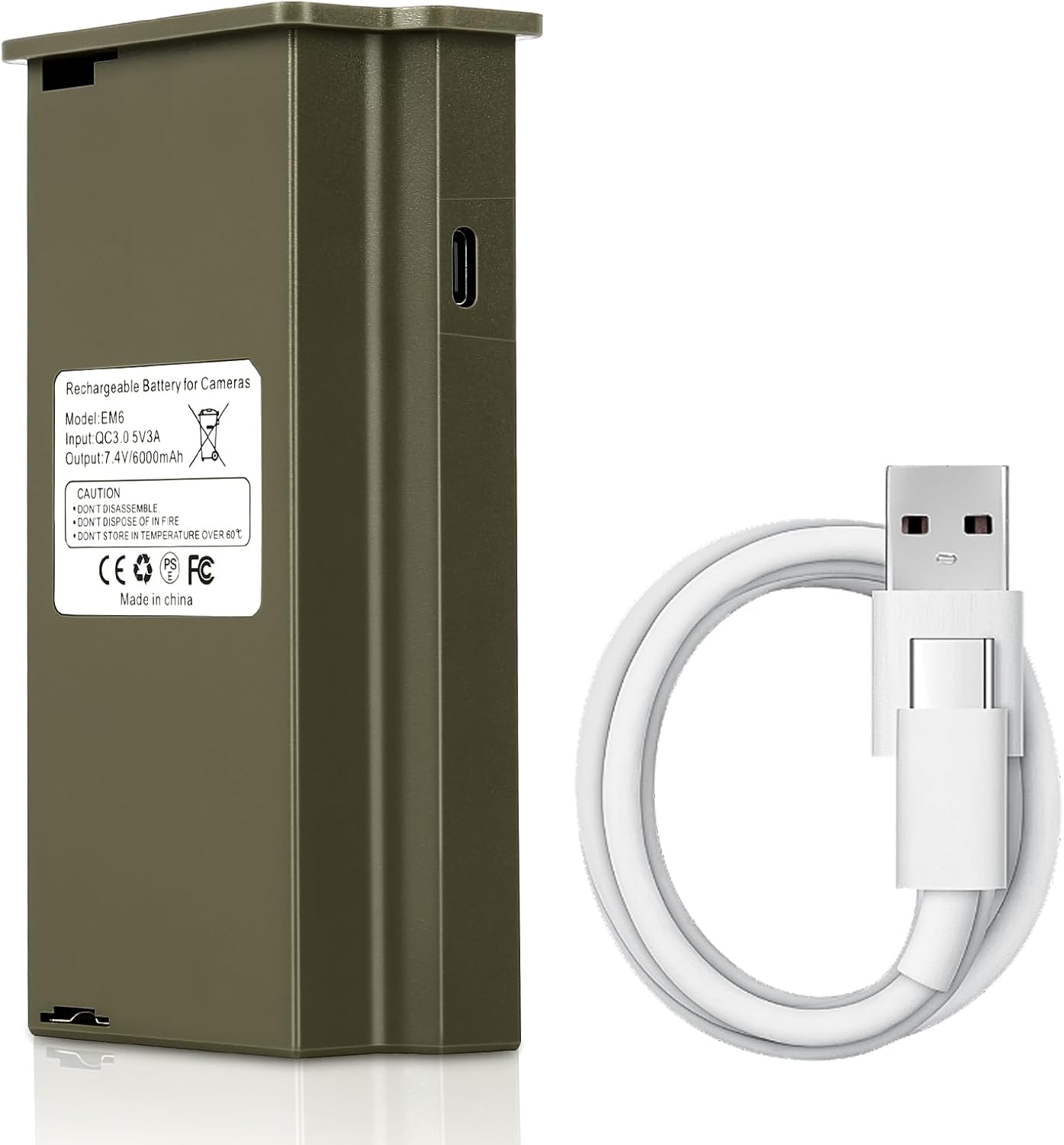 Amazon.com : Abuiego Replacement Reveal Hunting Camera Battery Pack ...