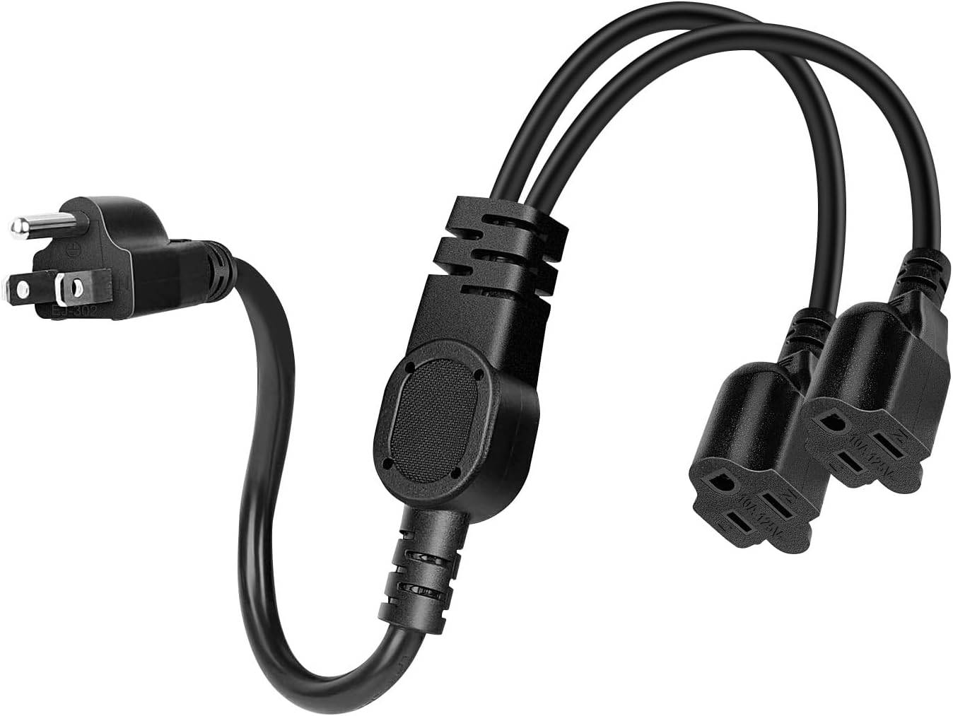 Amazon.com: 3 Prong Extension Cord Splitter, Indoor Outdoor 1.5 FT ...