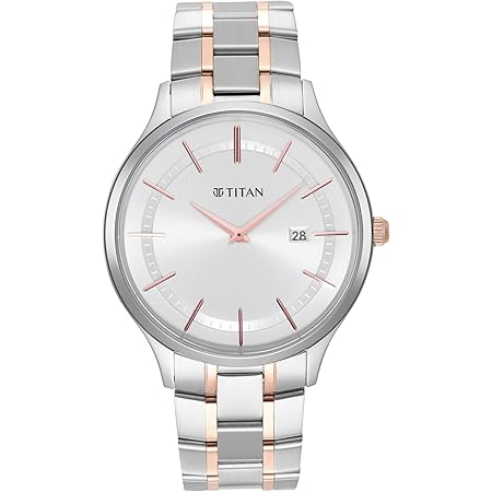 Titan Classique Slim Analog Silver Dial Men's Watch-90142KM01 : Amazon ...