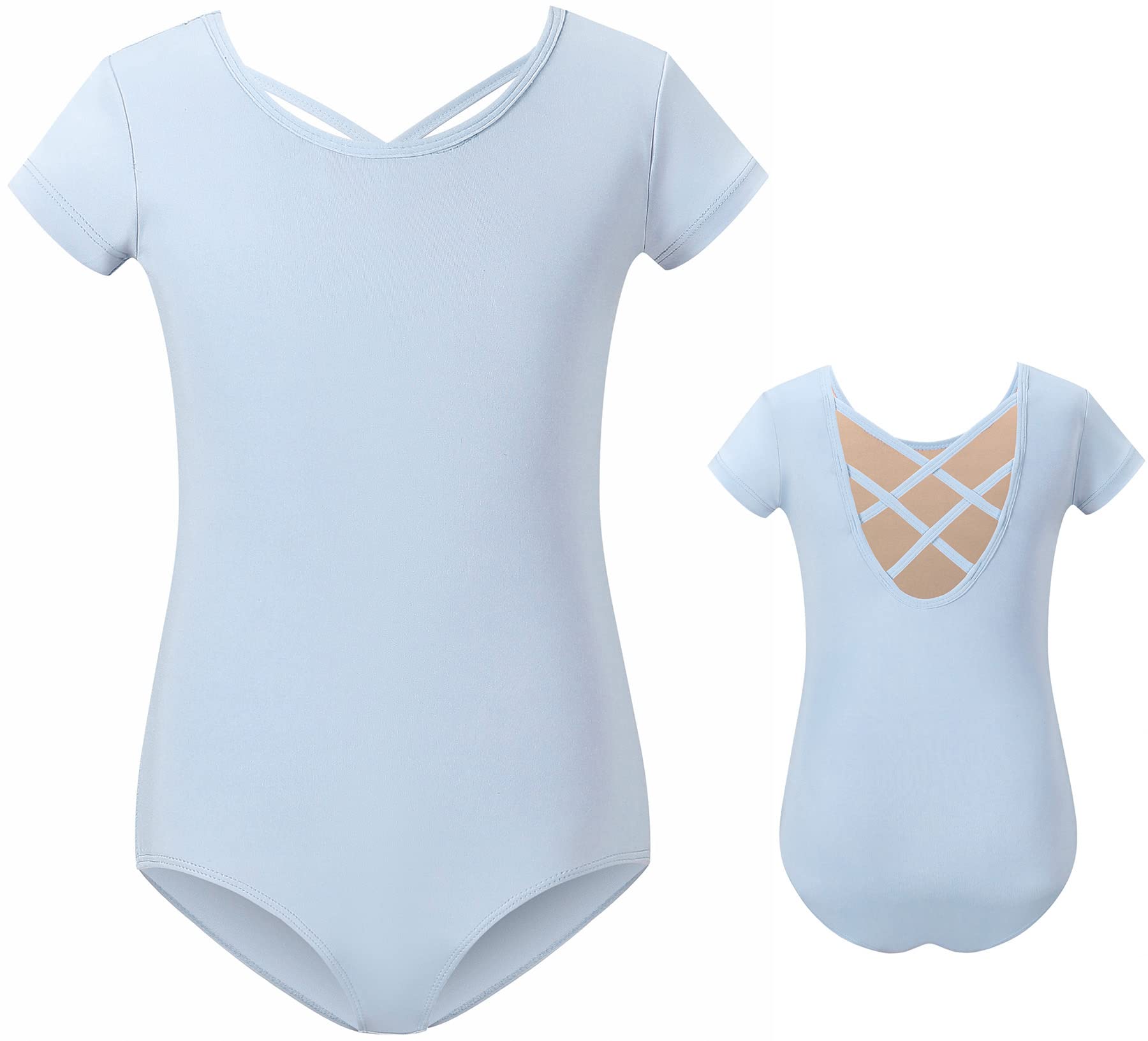 Snapklik.com : MdnMd Girls Dance Leotards For Ballet Gymnastic Short ...