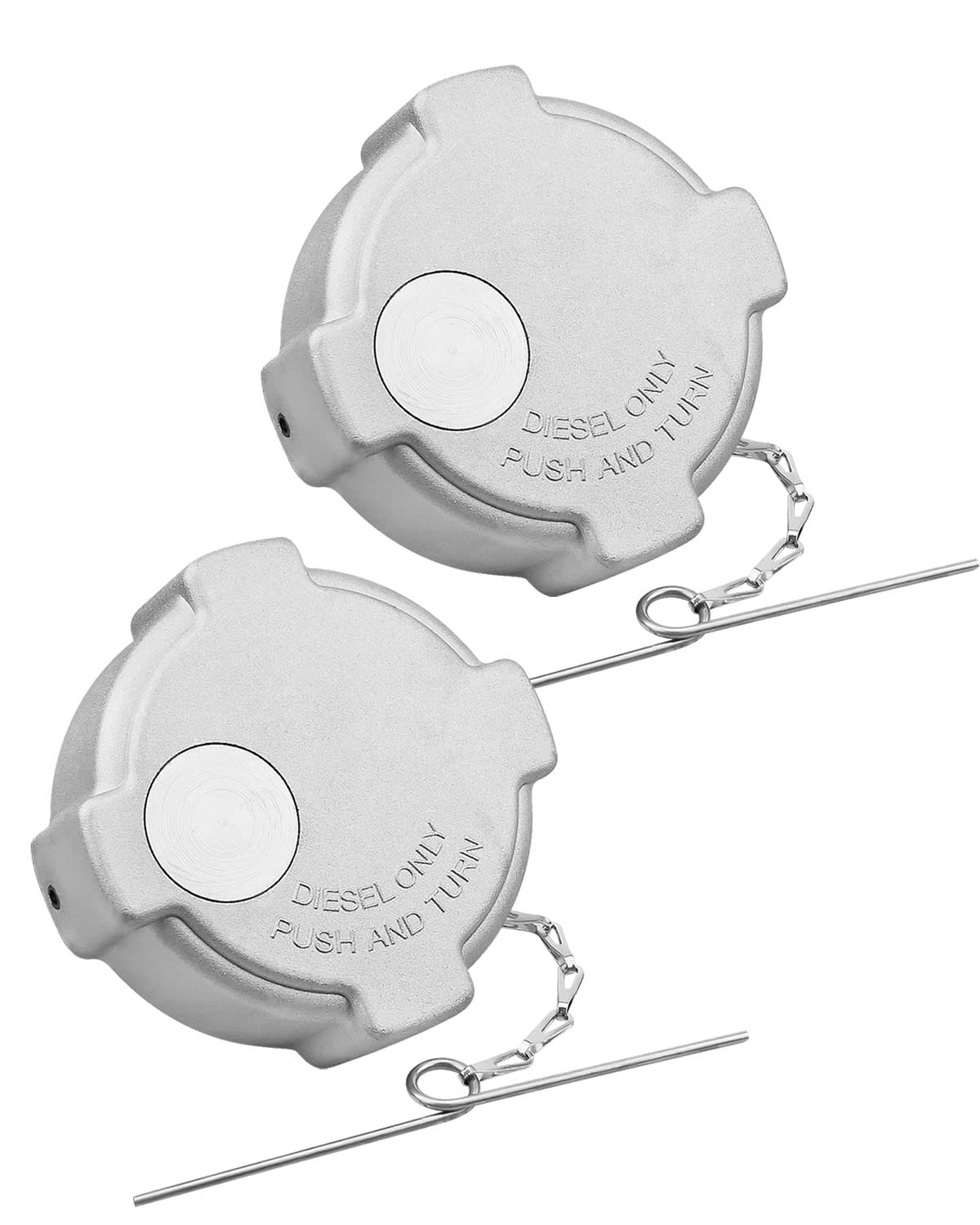 Amazon.com: 1/4 Quarter Turn Aluminum Non Locking Diesel Fuel Cap 2 ...