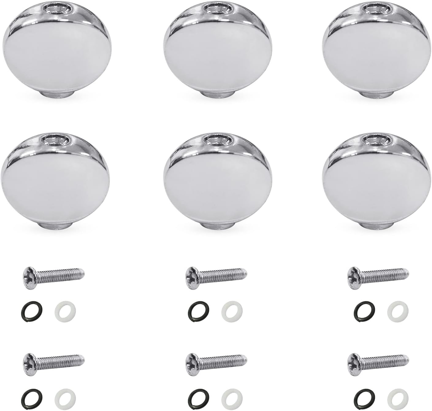 Amazon.com: 6Pcs White Guitar Tuner Acrylic Ukulele Oval Tuning Key ...