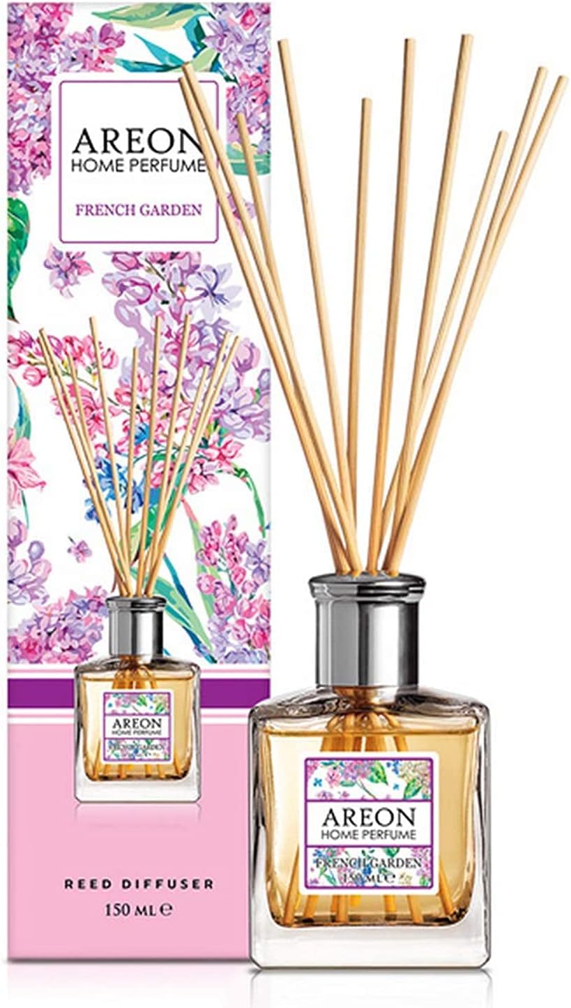 Areon Home Perfume Reed Diffuser 85 ml Premium 10 Rattan Reeds - Patchouli, Lavender & Vanilla ...