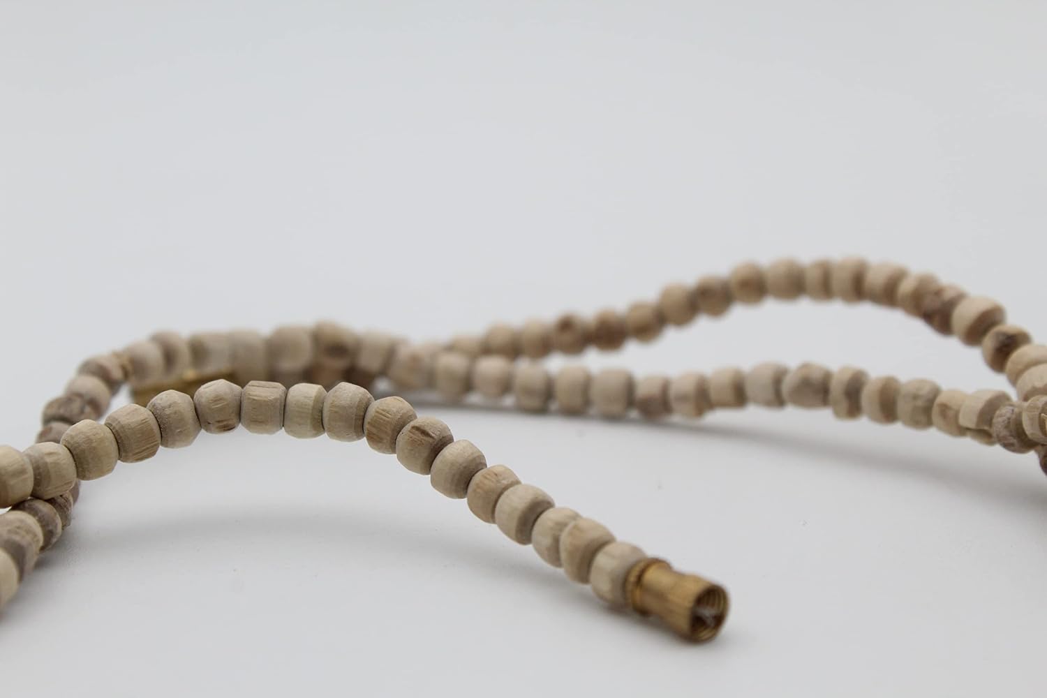 Dharmsaar Long Tulsi Beads Mala for Neck, Daily Use Big Size Tulsi Mala ...