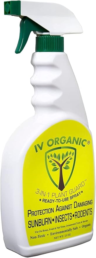 Amazon.com: IV Organic 23 oz. 3-in-1 Plant Guard Spray Bottle (White ...