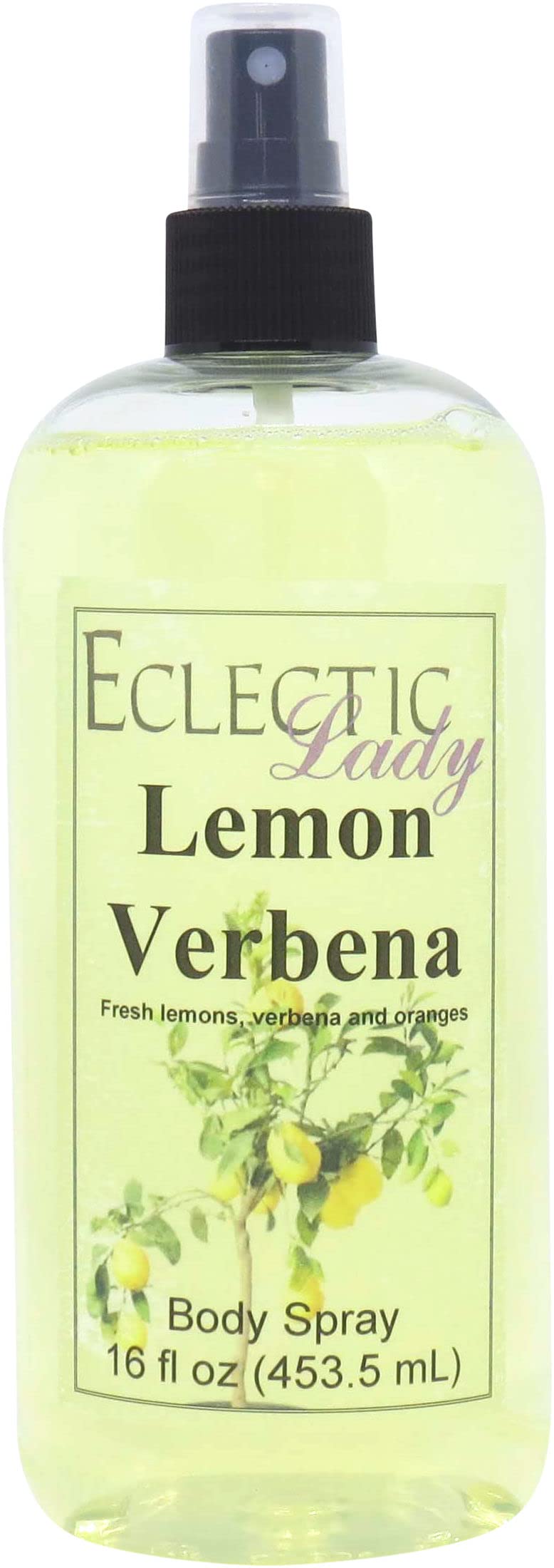 Amazon.com : Eclectic Lady Body Spray for Women, 16 Oz Lemon Verbena ...