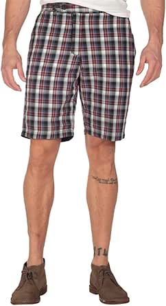 Howe Mens Plaid To Solid Reversible Shorts - Navy - 33 at Amazon Men’s ...