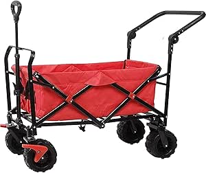 Push Pull Collapsible Utility For Sand,Heavy Duty Beach Folding With ...