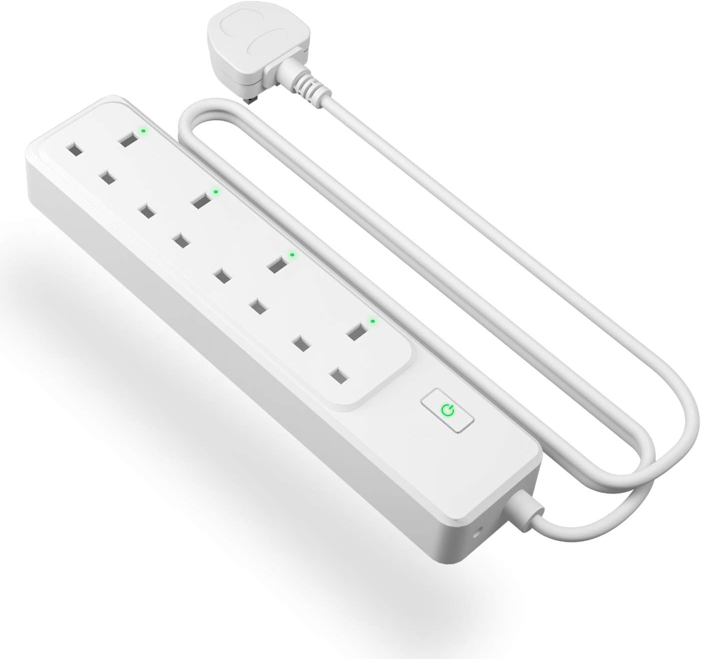 Meross Smart Power Strip, Smart Extension Lead Alexa Compatible, 4 AC ...