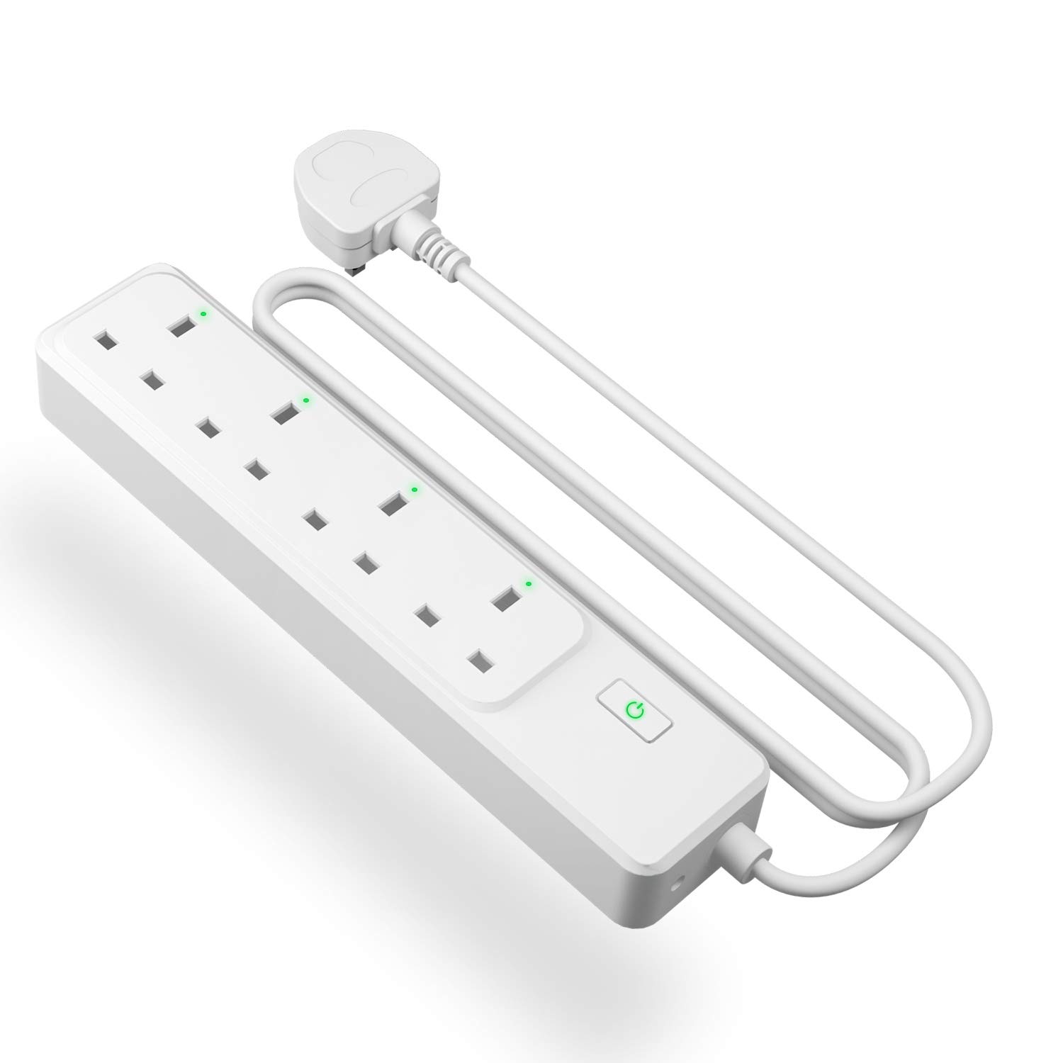 Meross Smart Power Strip, Smart Extension Lead Alexa Compatible, 4 AC ...