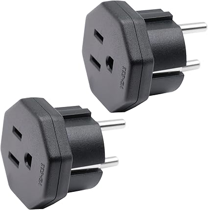 Amazon.com: US/Canada/Mexico to Europe Travel Plug Adapter, US to ...