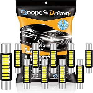DEFVNSY 10-Pack 28MM-29MM Xenon White 6614 6641 6614F 6612F 6615F 6615 ...