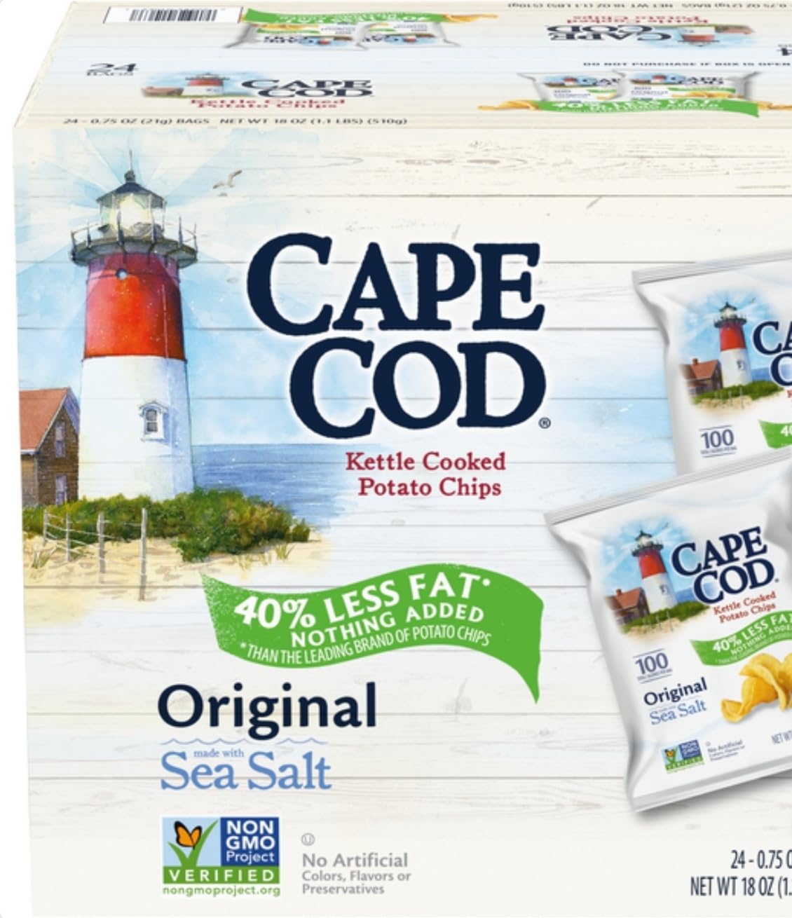 Snapklik.com : Cape Cod Kettle Cooked Potato Chips