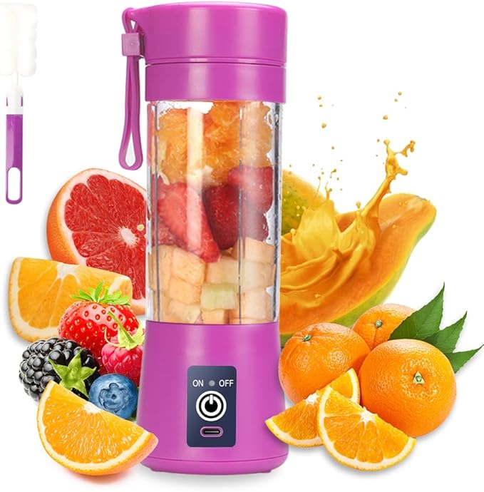 Amazon.de: Mixer Smoothie Maker, Elektrischer USB-Entsafter Mixer ...