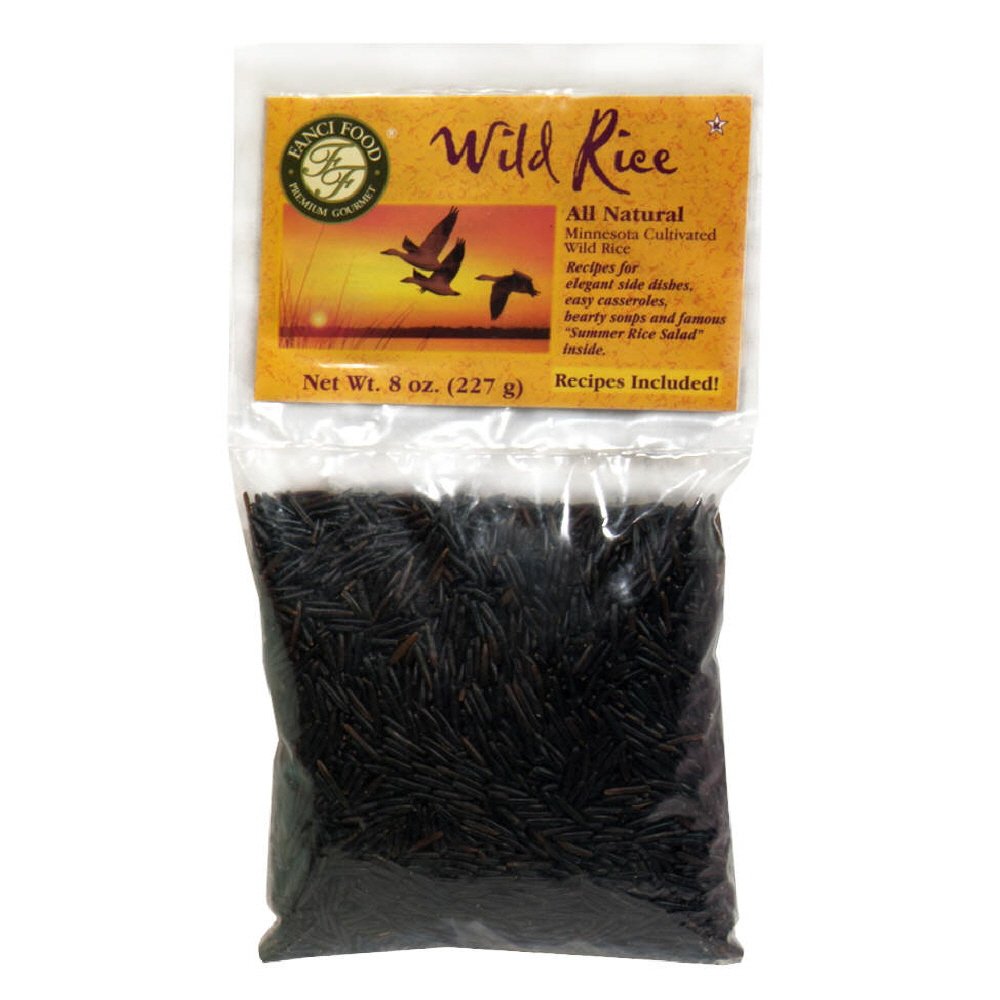 Amazon.com : Fanci Food Wild Rice Bag, 8-ounces (Pack of6) : Wild Rice ...