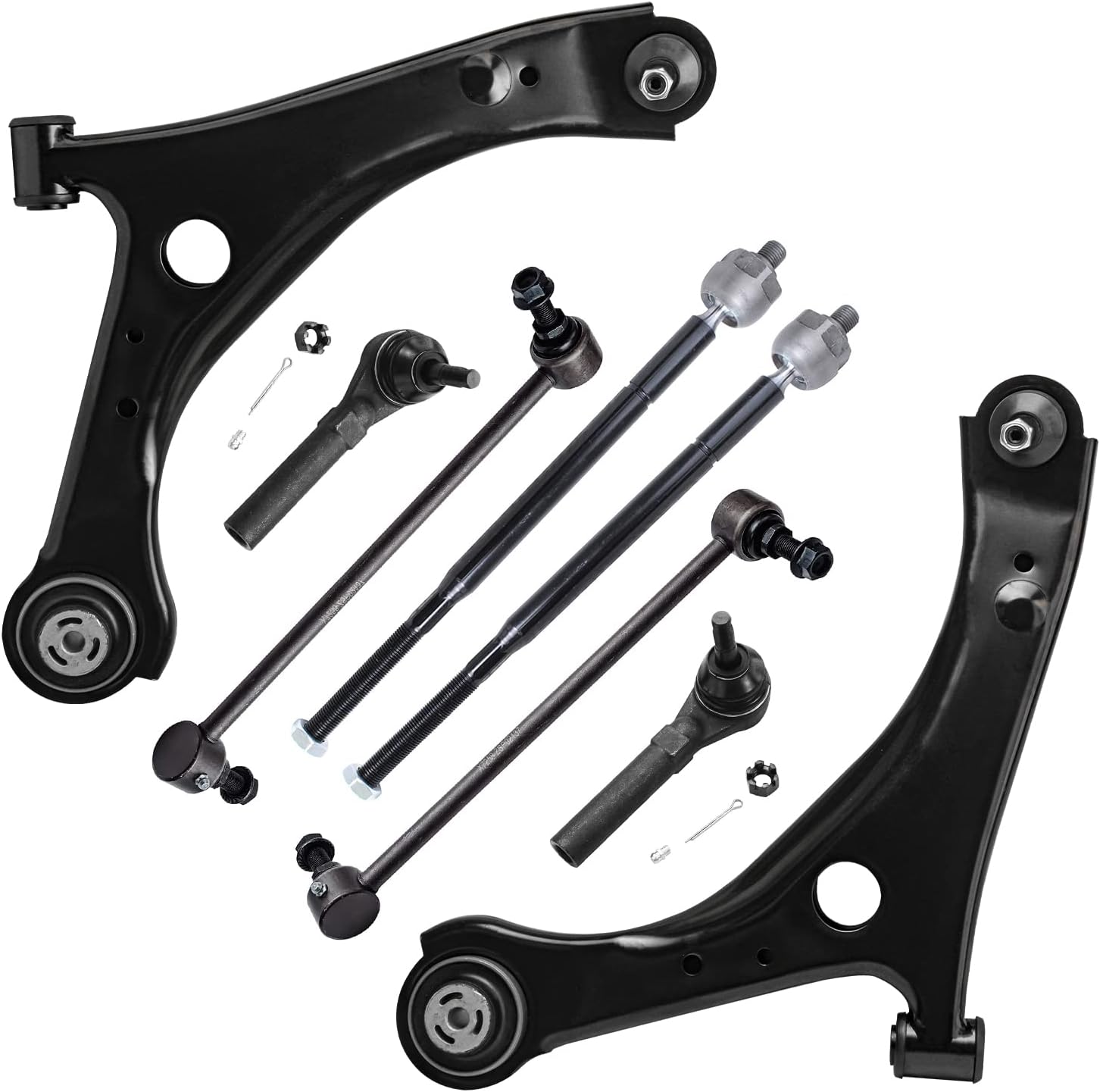 Amazon.com: 8PCS Front Lower Control Arm for Dodge Grand Caravan 2008 ...