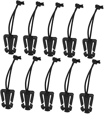 Amazon.com: Happyyami 10pcs Elastic Cord Buckles Web Strap Buckle ...