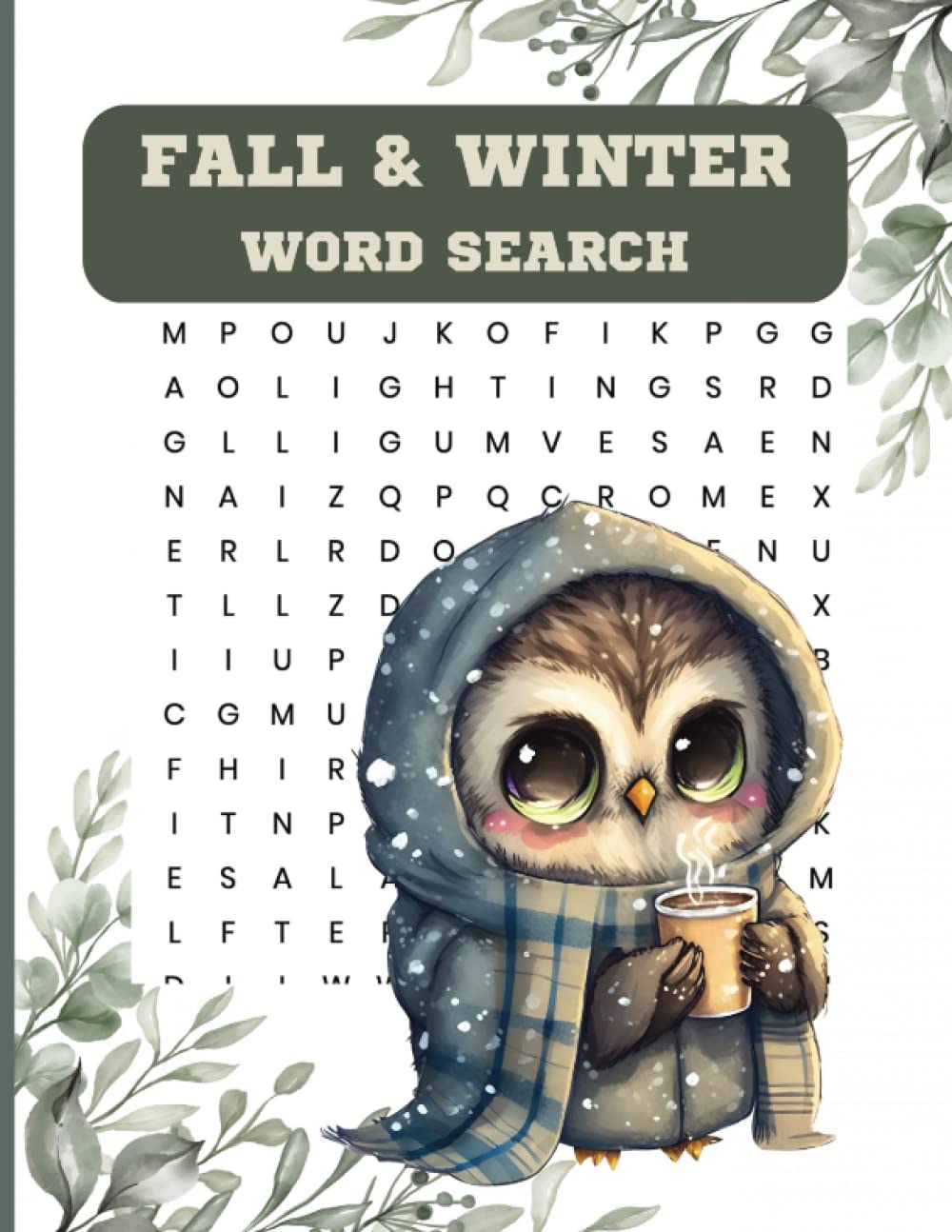 Amazon.com: FALL & WINTER WORD SEARCH: Large Print Fall & Winter Themed ...