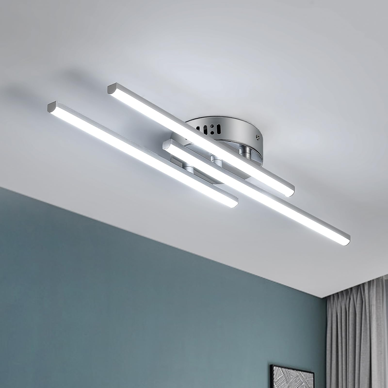 Comely Plafoniera LED Soffitto 18W, 3 Luce Lampada da Soffitto LED ...