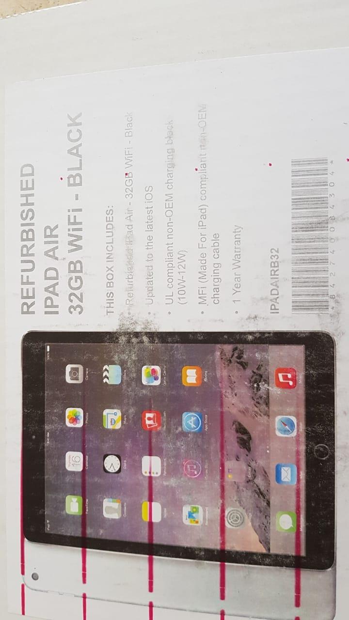 Apple iPad Air A1474 (16GB, Wi-Fi, White)(Reacondicionado) : Amazon.com ...