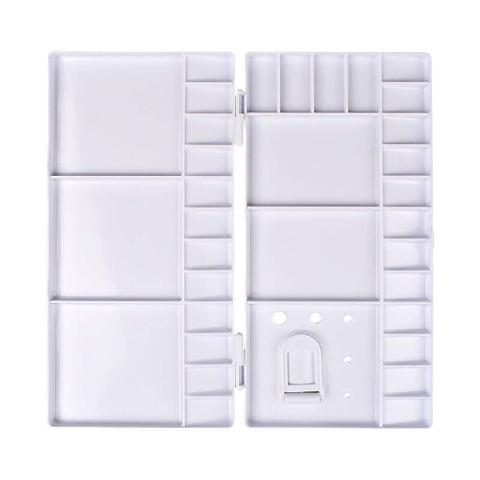 XUNQUCOM Watercolor Palette Folding Paint Tray Plastic Watercolor ...