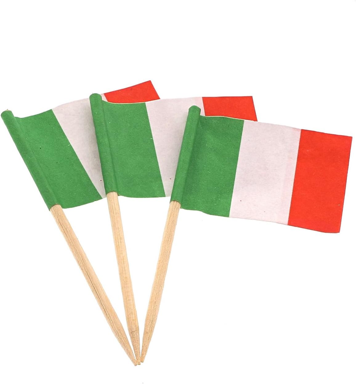 Amazon.com | Royal Italian Flag Picks, Package of 144: Cocktail Picks
