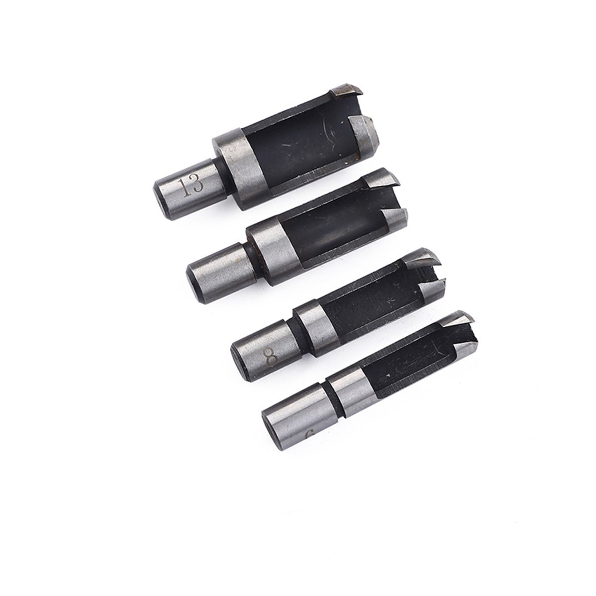 OUNONA Pack of 4 Dowel Cutters for Wood Plug Cutter Cutting Tools for ...