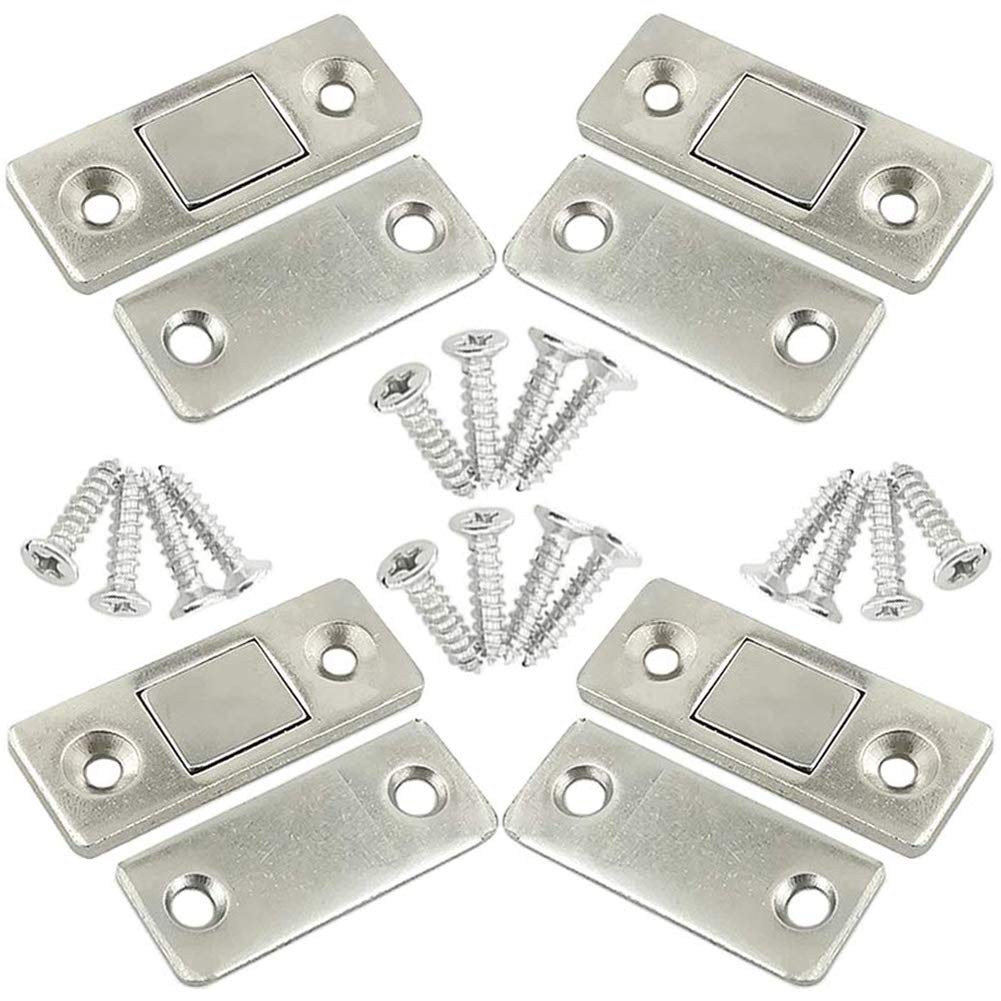 Door Magnet 4 Pack BESTZY Ultra Thin Cabinet Door Magnetic Catch Drawer ...