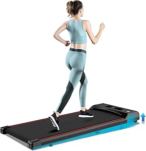 Home Treadmill Table with LCD Display, Remote Control, Speed 1-6km/h ...